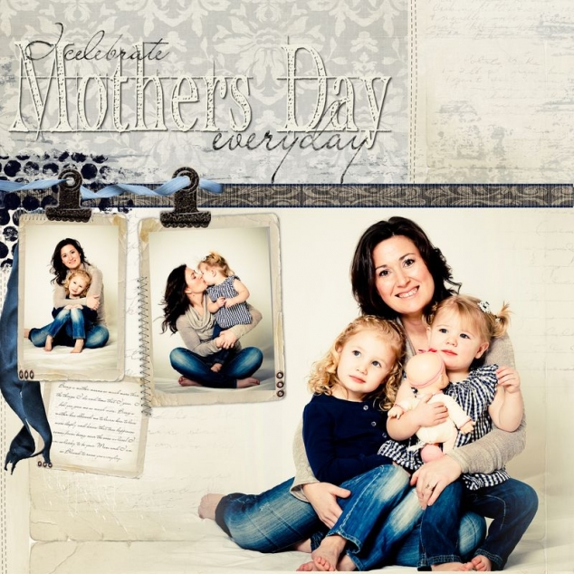 Mothers Day Scrapbook Page