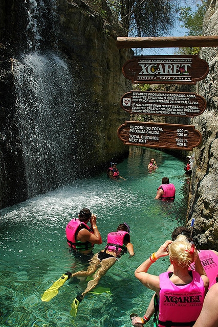 Underground River Xcaret Mexico