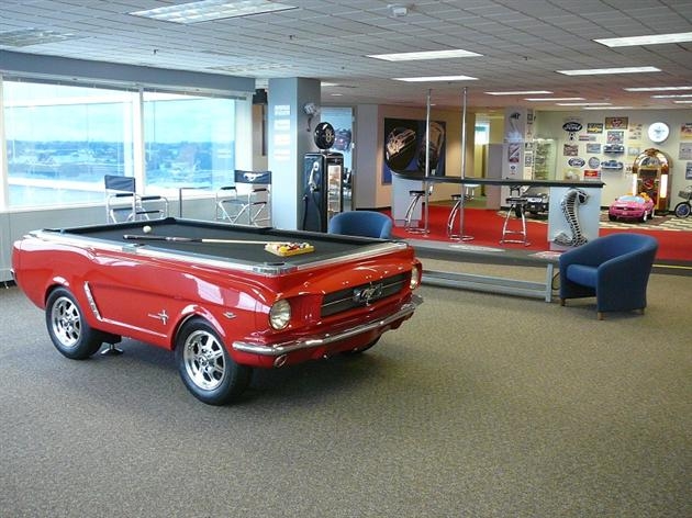1965 Ford Mustang Pool Table - FaveThing.com
