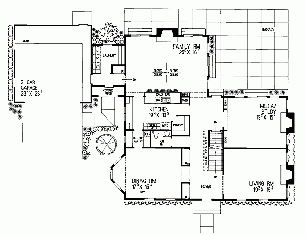 3 Story Colonial House Plan - FaveThing.com