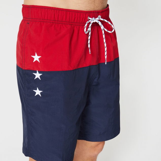 8'' Competition Colorblock Quick-Dry Swim Trunks - FaveThing.com