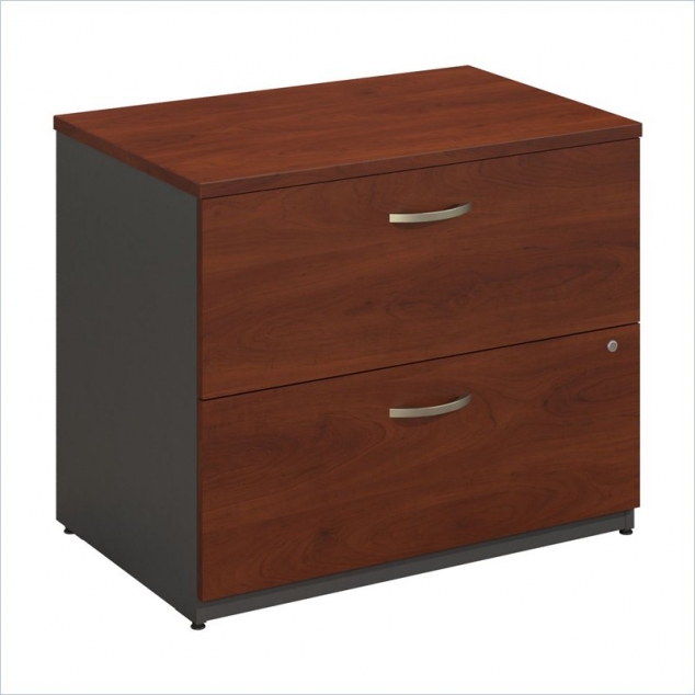 Bush BBF Series C 36W 2Dwr Lateral File in Hansen Cherry - FaveThing.com