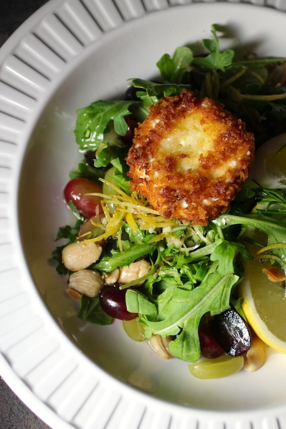 Chèvre Chaud Salad with Limoncello Dressing - FaveThing.com