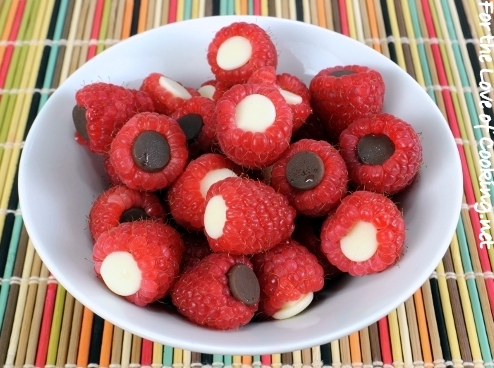 Chocolate filled raspberries - FaveThing.com