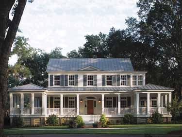 Colonial plantation farmhouse [house plan] - FaveThing.com