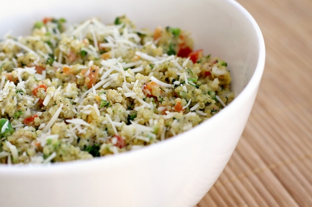 Creamy Quinoa Primavera - FaveThing.com