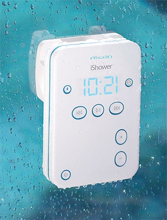 iShower - water resistant Bluetooth speaker - FaveThing.com