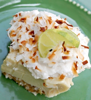 Key Lime Coconut Bars - FaveThing.com