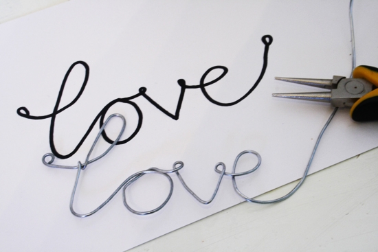 Wire Love Pendant - FaveThing.com