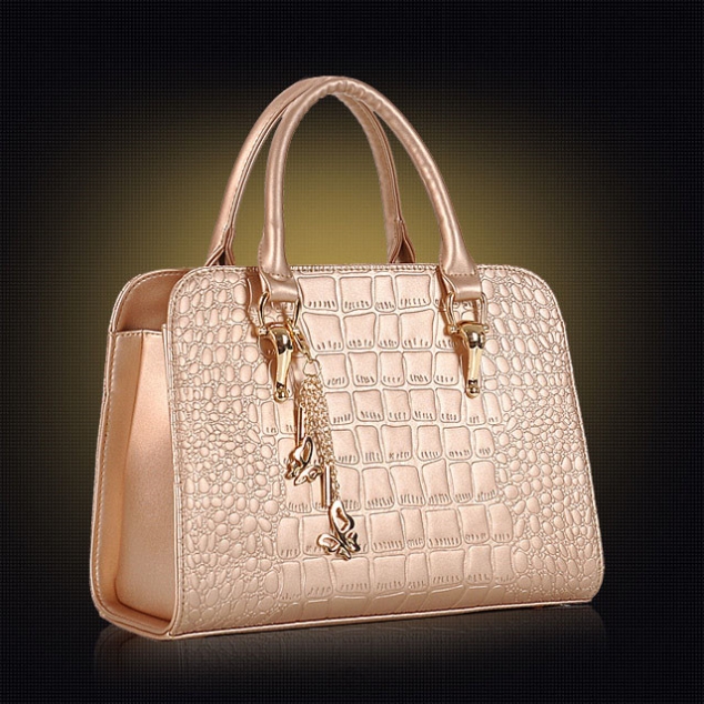 New Arrival Classic Fashion Stone Pattern Lady's Handle Bag - FaveThing.com