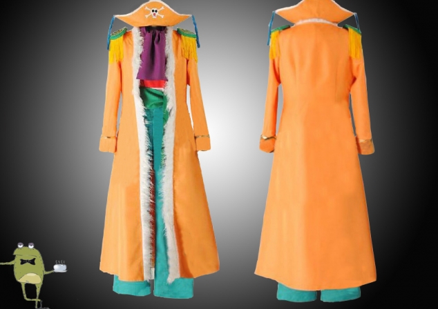 One Piece Buggy the Clown Cosplay Costume Coat - FaveThing.com