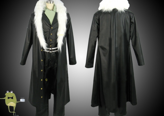 One Piece Cosplay Shichibukai Crocodile Costume Coat - FaveThing.com