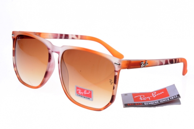 Ray-Ban Square Orange Pattern Frame sunglasses - FaveThing.com