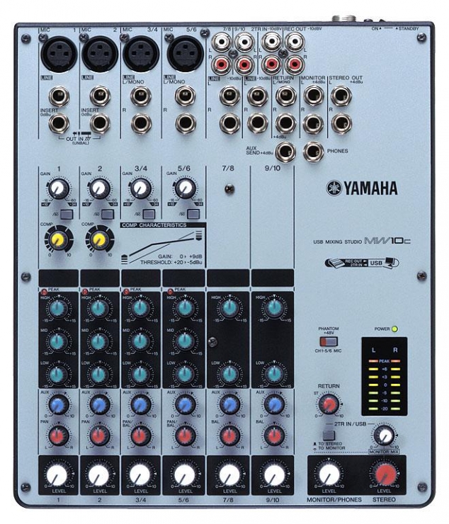 Yamaha MW10C USB Studio Mixer - FaveThing.com